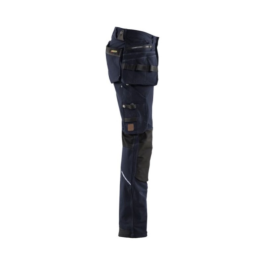 Craftsman 4-Way Stretch Trousers Navy/Black - Workwear.co.uk
