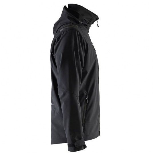 Blaklader Softshell Jacket (Black/Black) - Workwear.co.uk