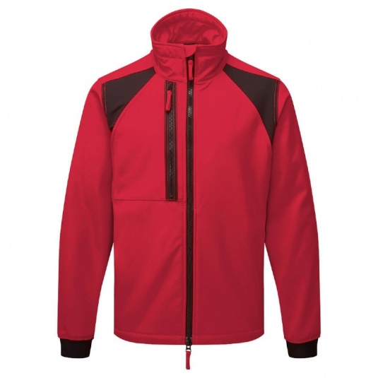 Portwest CD870 Eco Softshell Jacket (Red) - Workwear.co.uk