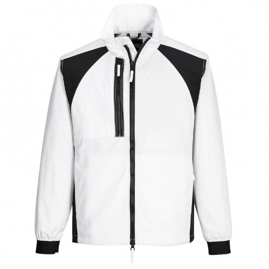 Portwest CD885 Stretch Work Jacket (White) - Workwear.co.uk