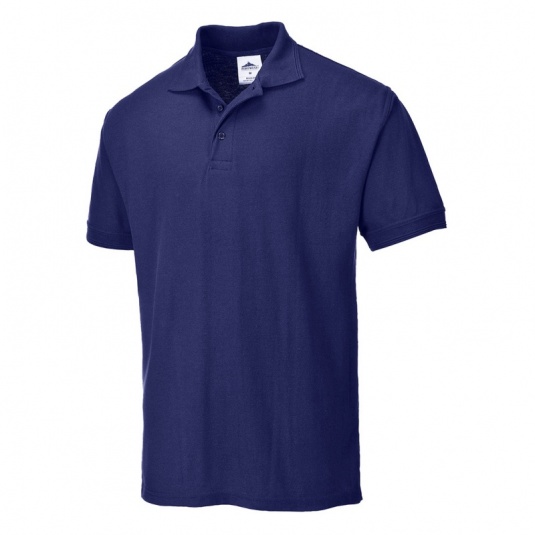 Portwest B210 Navy Work Polo Shirt - Workwear.co.uk