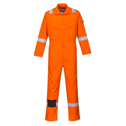 Portwest FR93 Orange Bizflame PPE Coveralls - Workwear.co.uk