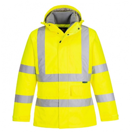 Portwest EC60 Eco Hi-Vis Yellow Winter Jacket - Workwear.co.uk
