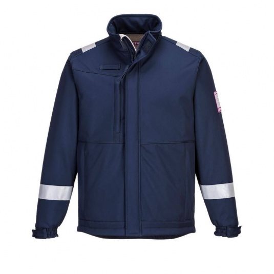 Portwest MV73 Navy Flame-Retardant Jacket - Workwear.co.uk