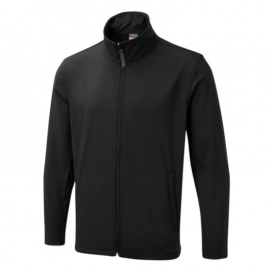Uneek UX10 Soft Shell Work Jacket (Black) - Workwear.co.uk