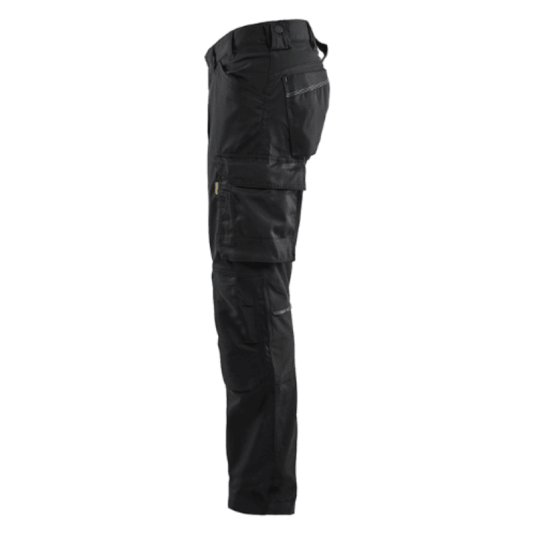 Blaklader 2-Way Stretch Trousers (Black) - Workwear.co.uk
