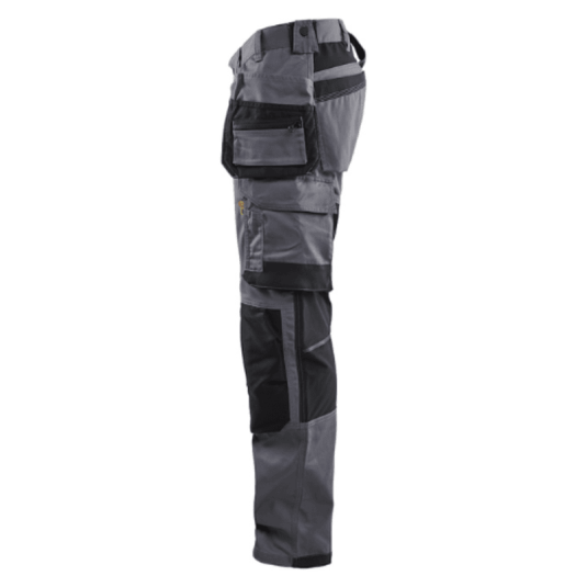 Blaklader Craftsman Stretch Trousers (Grey) - Workwear.co.uk