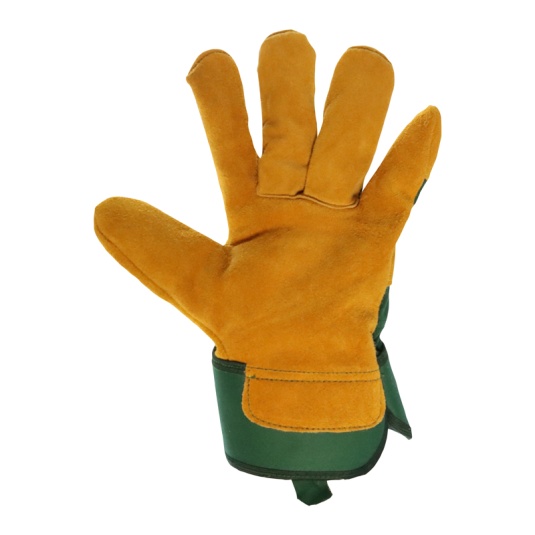 Briers BRO/GRN Suede Gardening Gloves - Workwear.co.uk