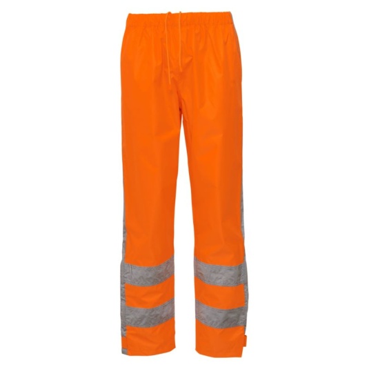 Portwest H441 Hi-Vis Orange Rain Trousers - Workwear.co.uk