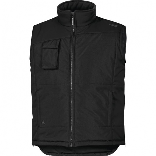 Delta Plus FIDJI2 Thermal Fleece Black Work Vest - Workwear.co.uk