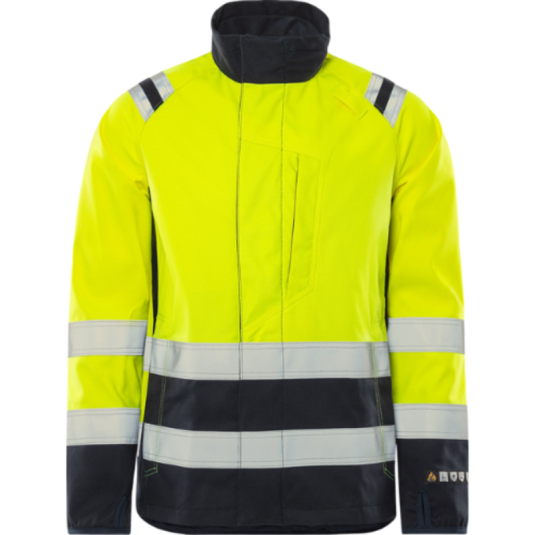 Fristads Flamestat 4016 Jacket (YEL/NAV) - Workwear.co.uk