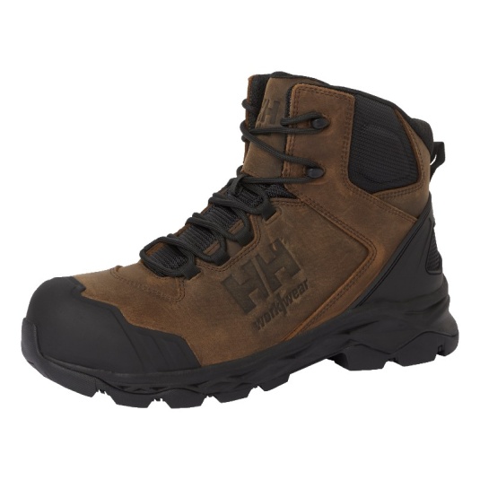 Helly Hansen Oxford Mid Work Boots (Brown) - Workwear.co.uk