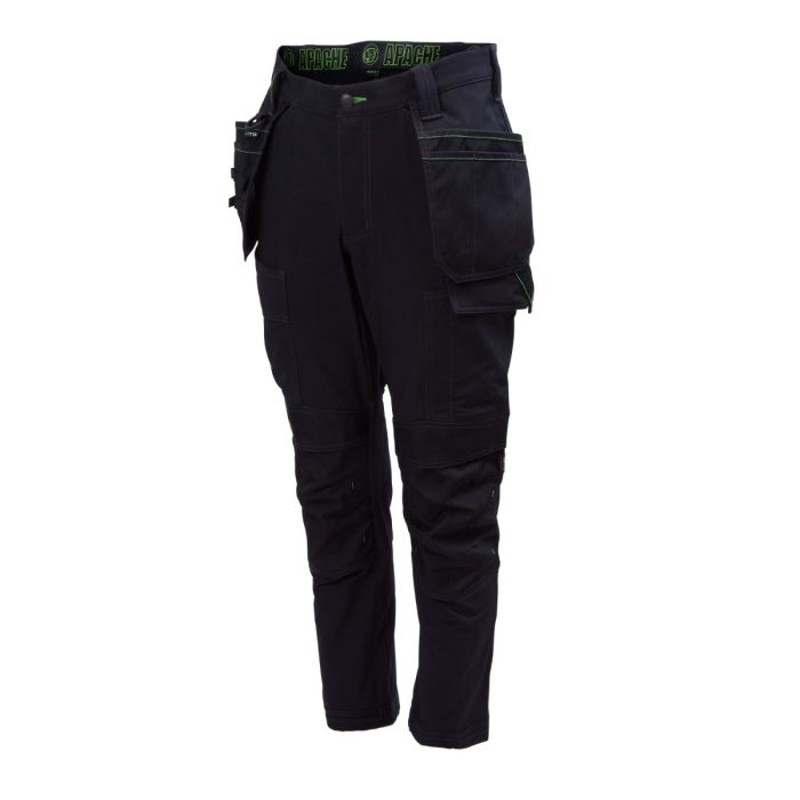 Apache Calgary Stretch Work Trousers (Bk) - Workwear.co.uk