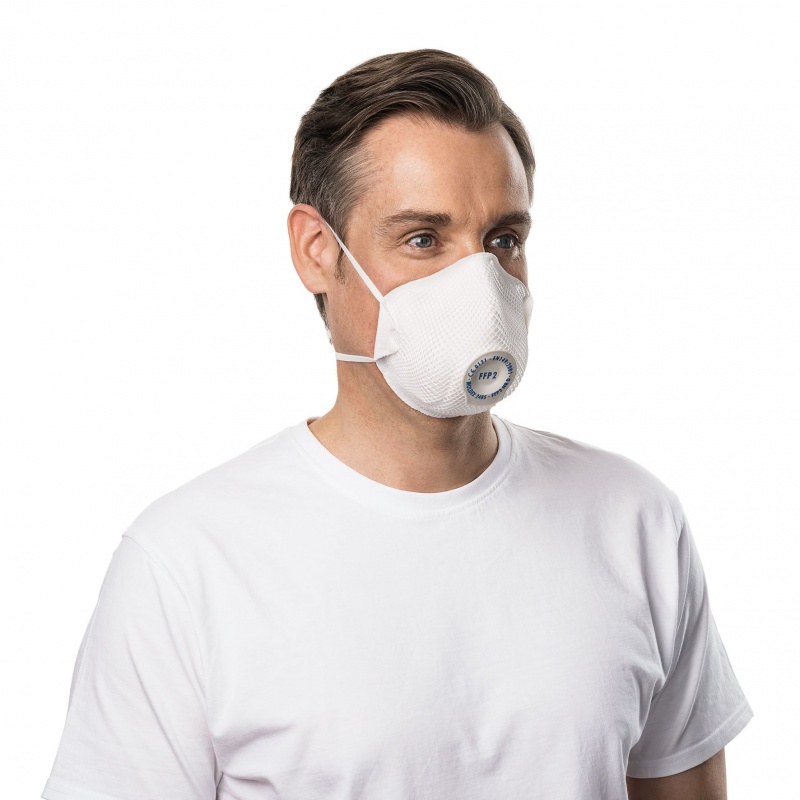 Moldex Smart 2485 FFP2 Disposable Dust Mask with Ventex Valve (Box of ...
