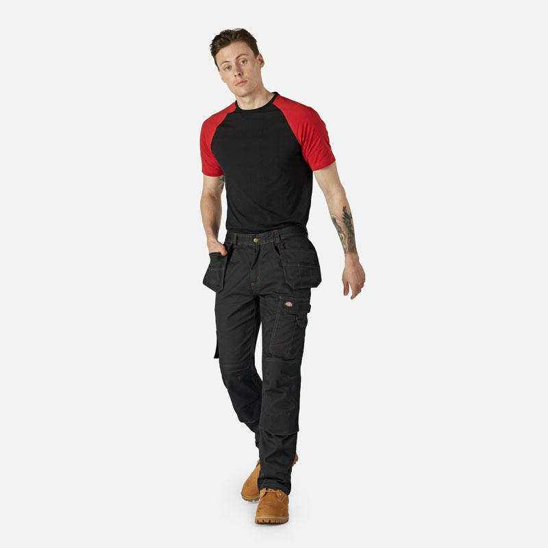 Dickies Redhawk Pro Black Work Trousers (Regular) - Workwear.co.uk