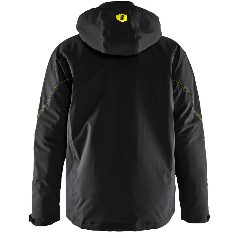 Blaklader Winter Work Jacket (Black/Yellow) - Workwear.co.uk