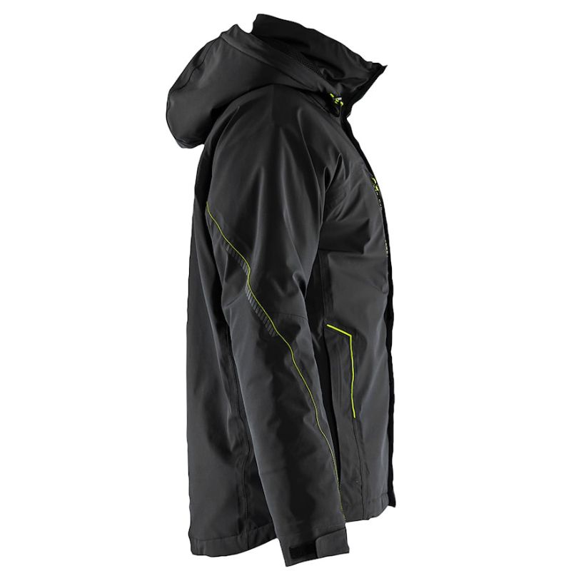 Blaklader Winter Work Jacket (Black/Yellow) - Workwear.co.uk