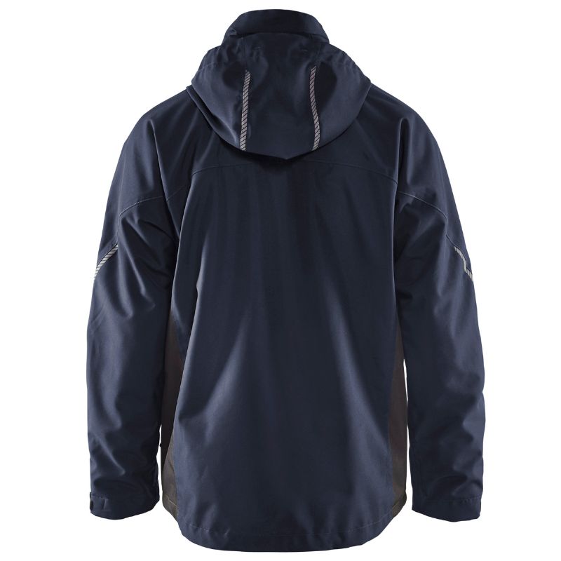Blakader Waterproof Jacket (Navy/Black) - Workwear.co.uk