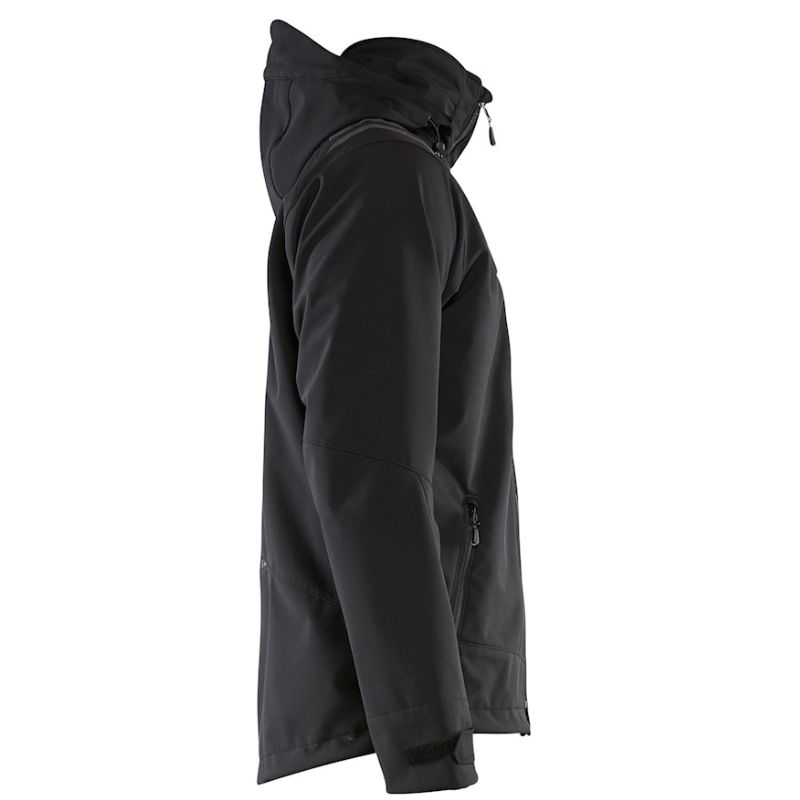 Blaklader Softshell Work Jacket (Black) - Workwear.co.uk