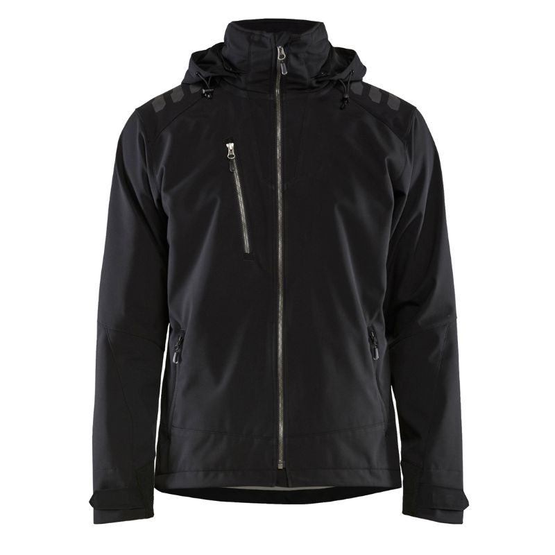 Blaklader Softshell Work Jacket (Black) - Workwear.co.uk