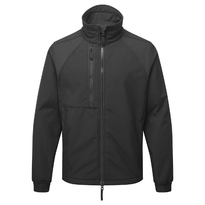 Portwest CD870 Eco Softshell Jacket (Black) - Workwear.co.uk