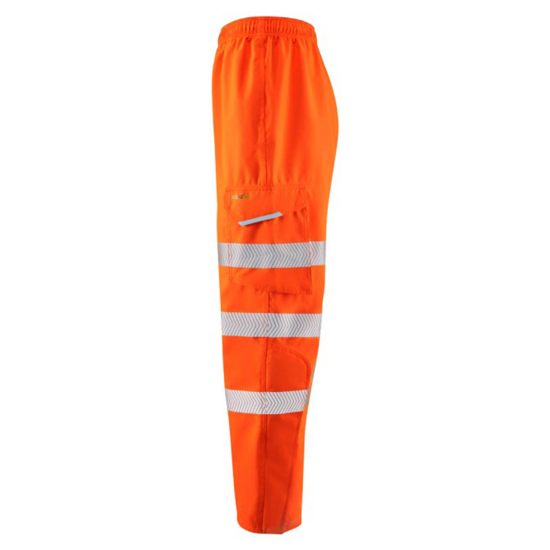 Leo Workwear EcoViz L02 Hi-Vis Overtrousers - Workwear.co.uk