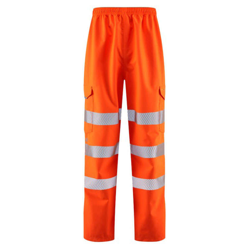 Leo Workwear EcoViz L02 Hi-Vis Overtrousers - Workwear.co.uk