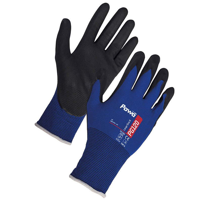 Nitrile safety gloves store
