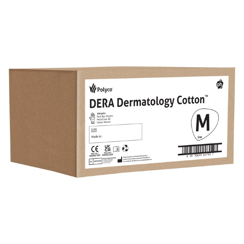 Polyco DERA Cotton White Liner Gloves - Workwear.co.uk