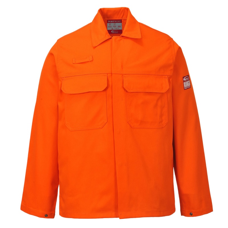 Portwest BIZ2 Orange Bizweld Jacket - Workwear.co.uk