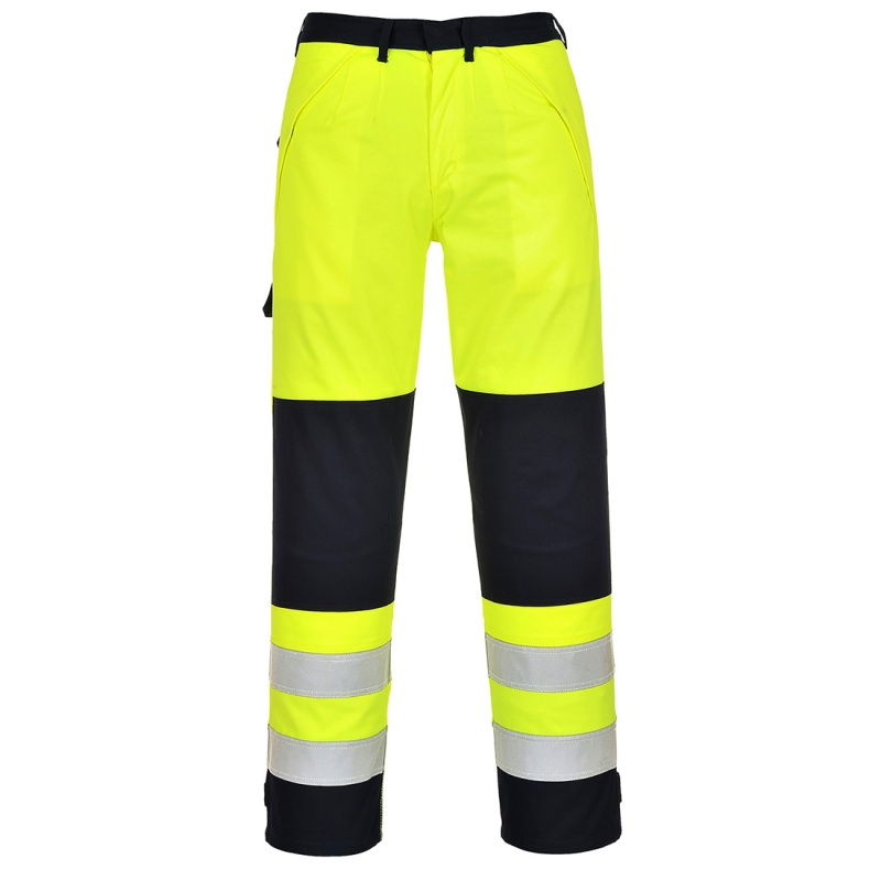 Portwest FR62 High-Vis Multi-Hazard PPE Trousers - Workwear.co.uk