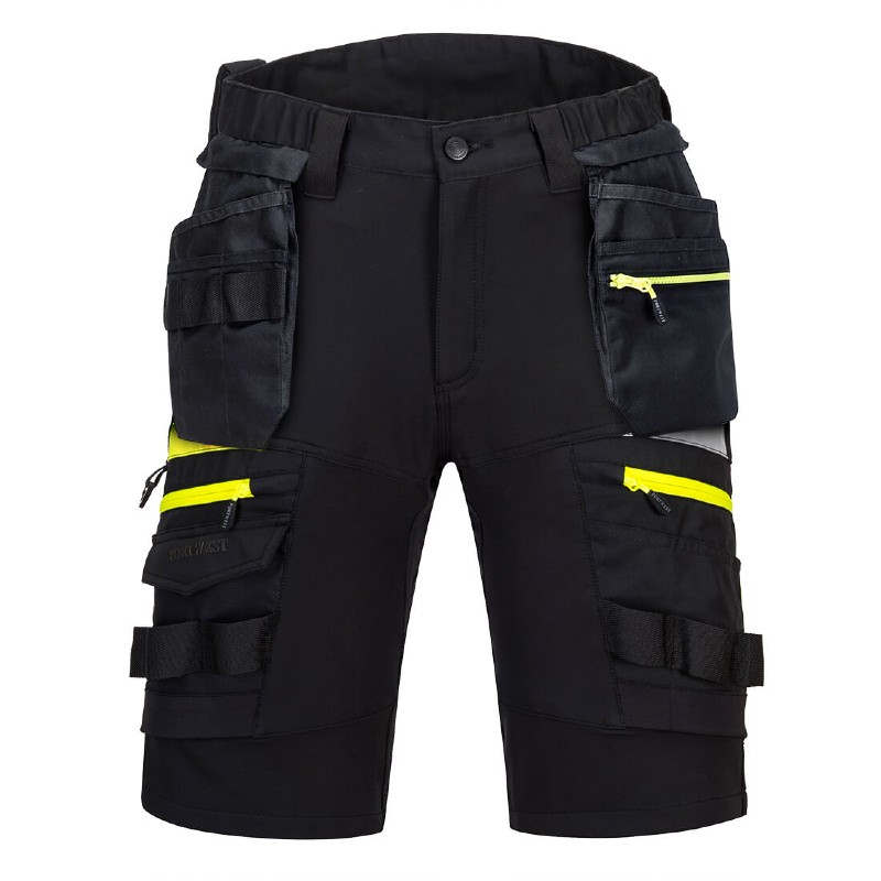 Portwest DX444 Black Holster Work Shorts - Workwear.co.uk