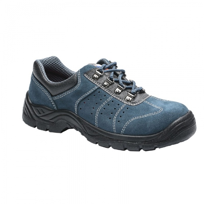 Portwest FW02 Blue S1P Safety Work Trainers - Workwear.co.uk