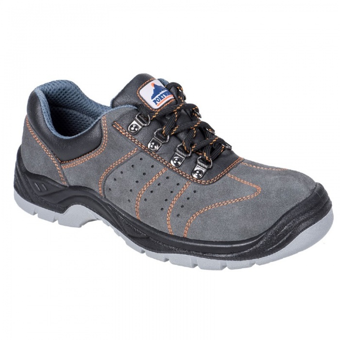 Portwest FW02 Grey S1P Safety Work Trainers - Workwear.co.uk