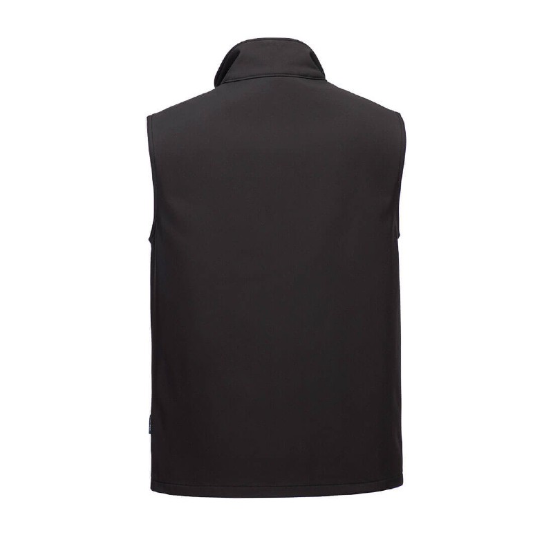 Portwest TK22 Softshell Fleece Black Gilet - Workwear.co.uk
