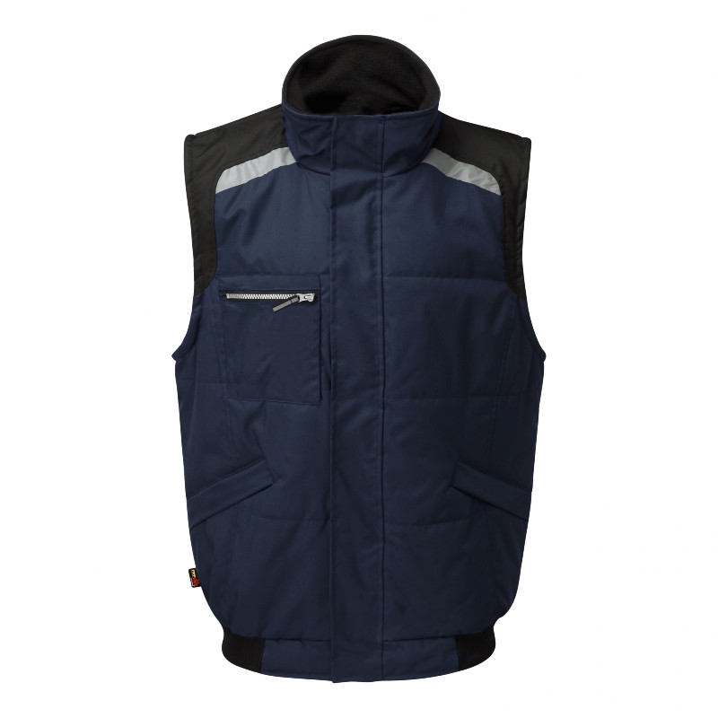 TuffStuff 229 Navy Work Gilet Bodywarmer - Workwear.co.uk