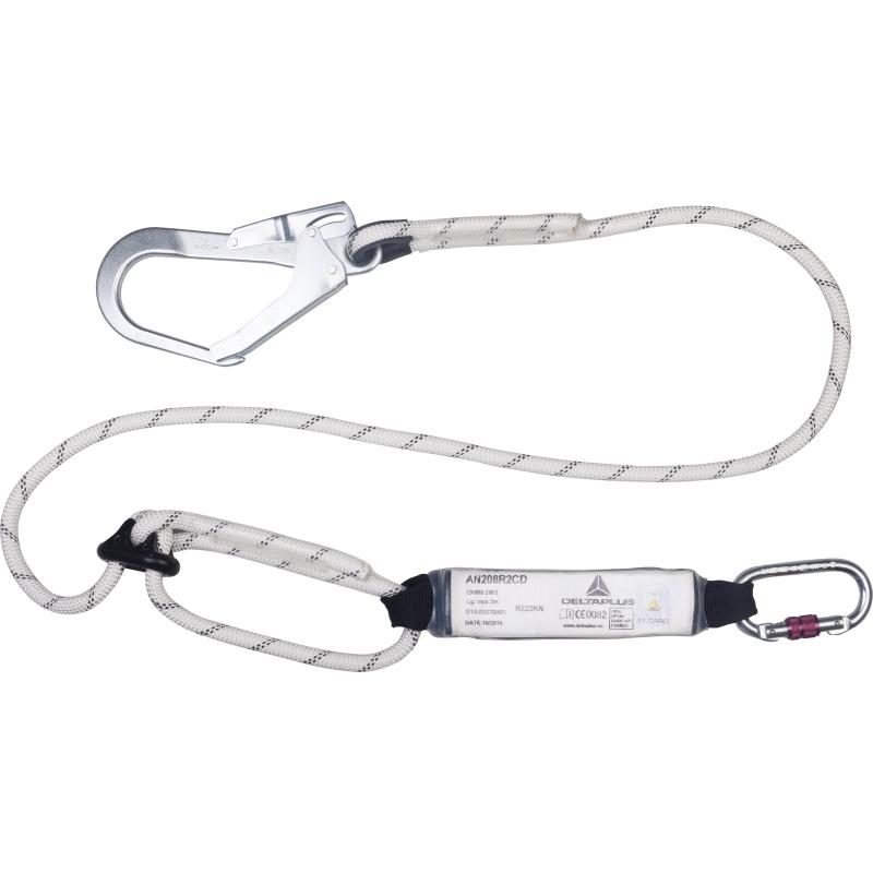 Delta Plus AN208RCD Fall Arrest 2m Rope - Workwear.co.uk