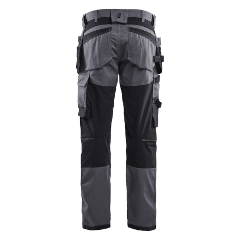 Blaklader Craftsman Stretch Trousers (Grey) - Workwear.co.uk