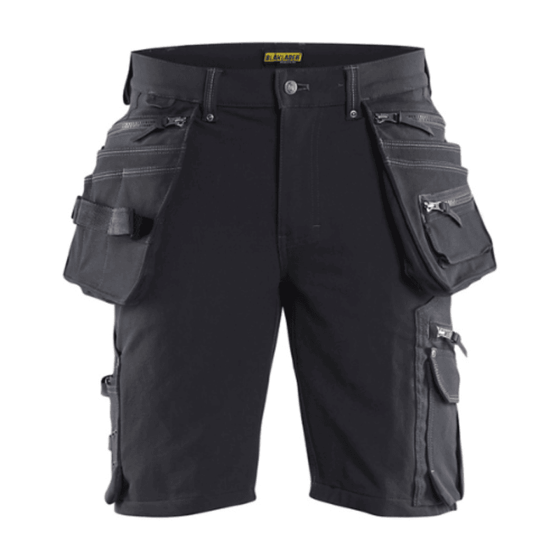 Blaklader 4-Way Stretch Shorts DGRY/BLK - Workwear.co.uk
