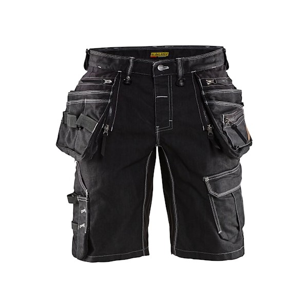 Craftsman X1900 Stretch Shorts (Black) - Workwear.co.uk