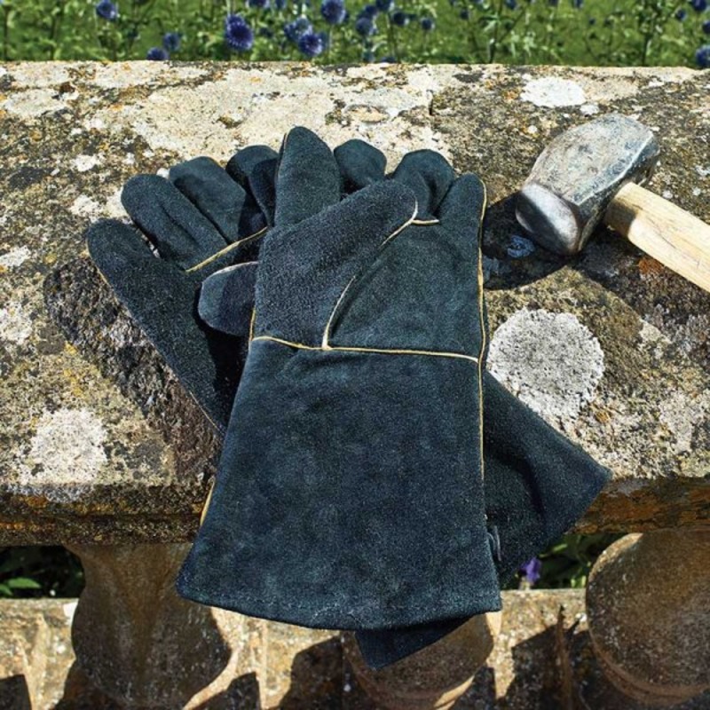 Briers Premium Black Suede Gauntlets - Workwear.co.uk