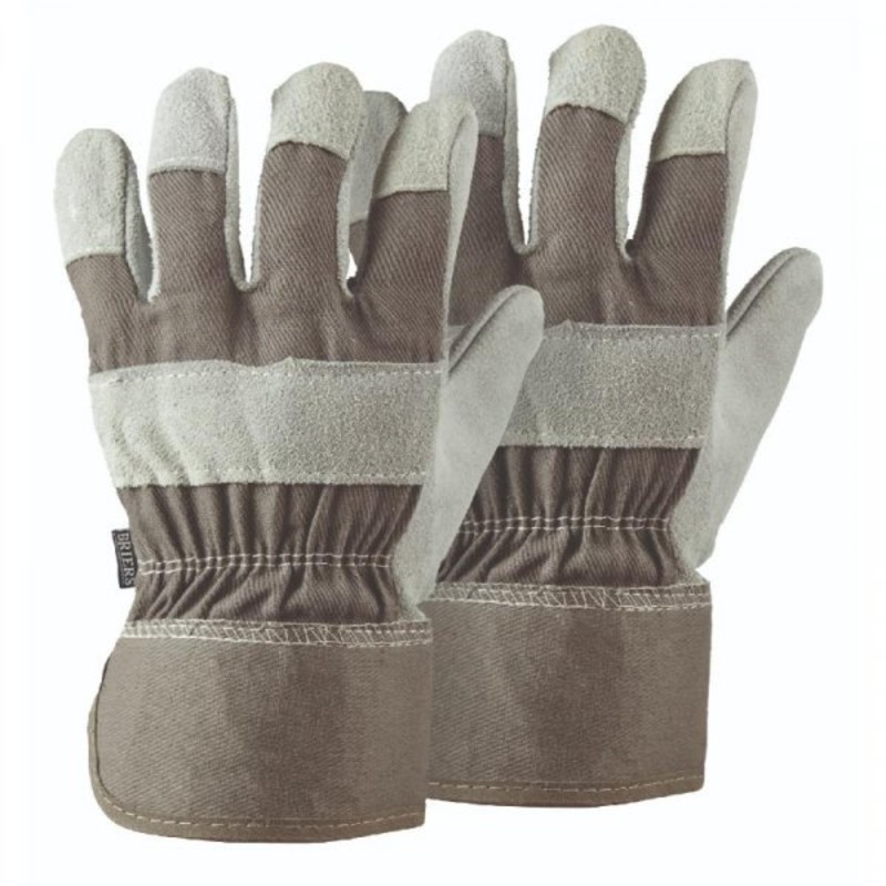Briers Tuff Reinforced Rigger Gloves 2 Pack - Workwear.co.uk