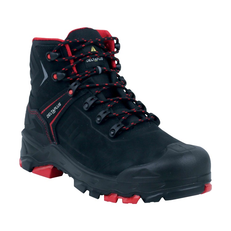 Delta Plus Colima Black Safety Boots S3S SR - Workwear.co.uk