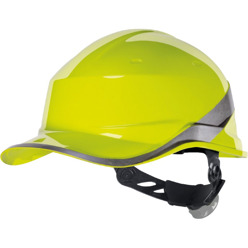 Delta Plus Diamond V Yellow Hard Hat - Workwear.co.uk