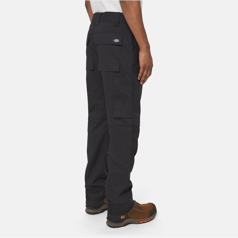 Dickies Black Multi-Pocket Utility Work Pants (Long) - Workwear.co.uk