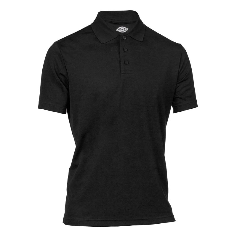 Dickies Everyday Polo Shirt (Black) - Workwear.co.uk