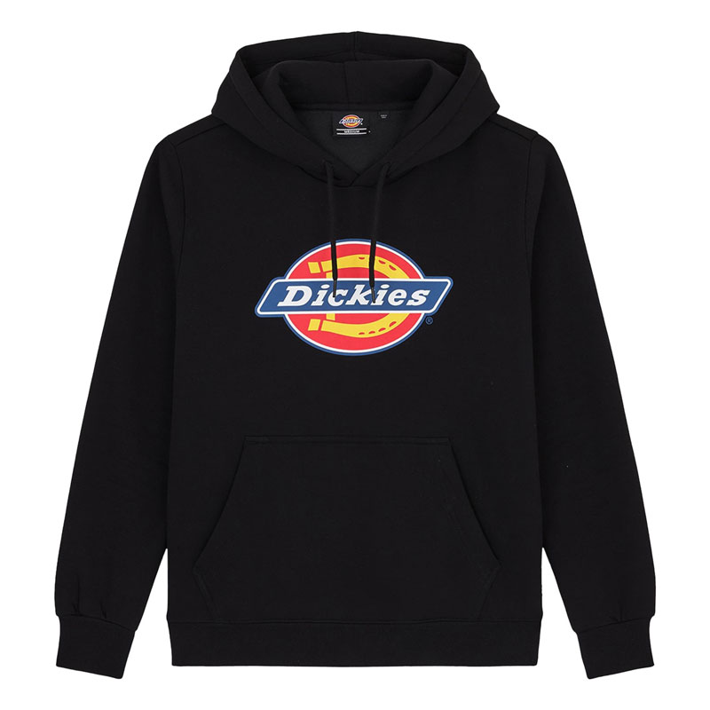 Dickies Icon Logo Hoodie (Black) - Workwear.co.uk