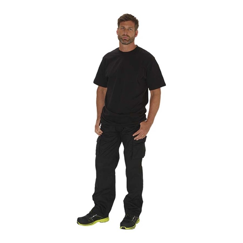 Endurance Men's Short Cargo Trousers Black - Workwear.co.uk
