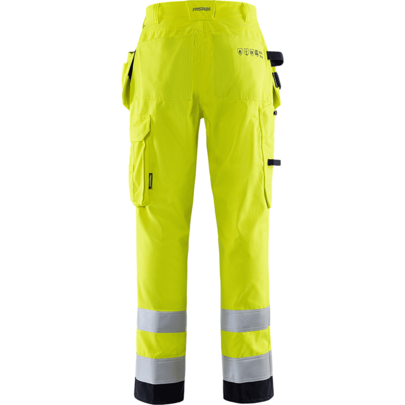 Fristads Flamestat Class 2 Trousers NAV/YEL - Workwear.co.uk