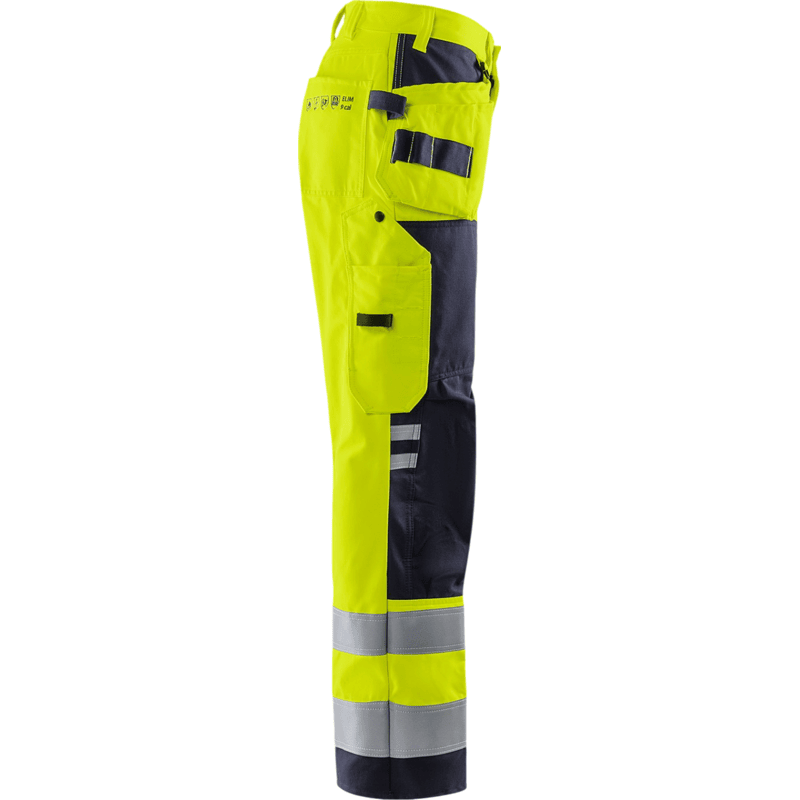 Fristads Flamestat Class 2 Trousers NAV/YEL - Workwear.co.uk